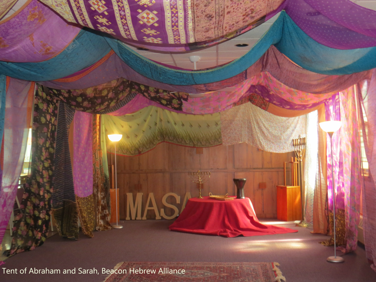 Synagogue Sews a Colorful Fabric Sanctuary: A Tent of Abraham and Sarah ...