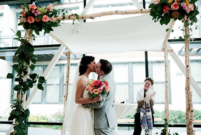 Making a wedding chuppah that feels like home | Sew Jewish