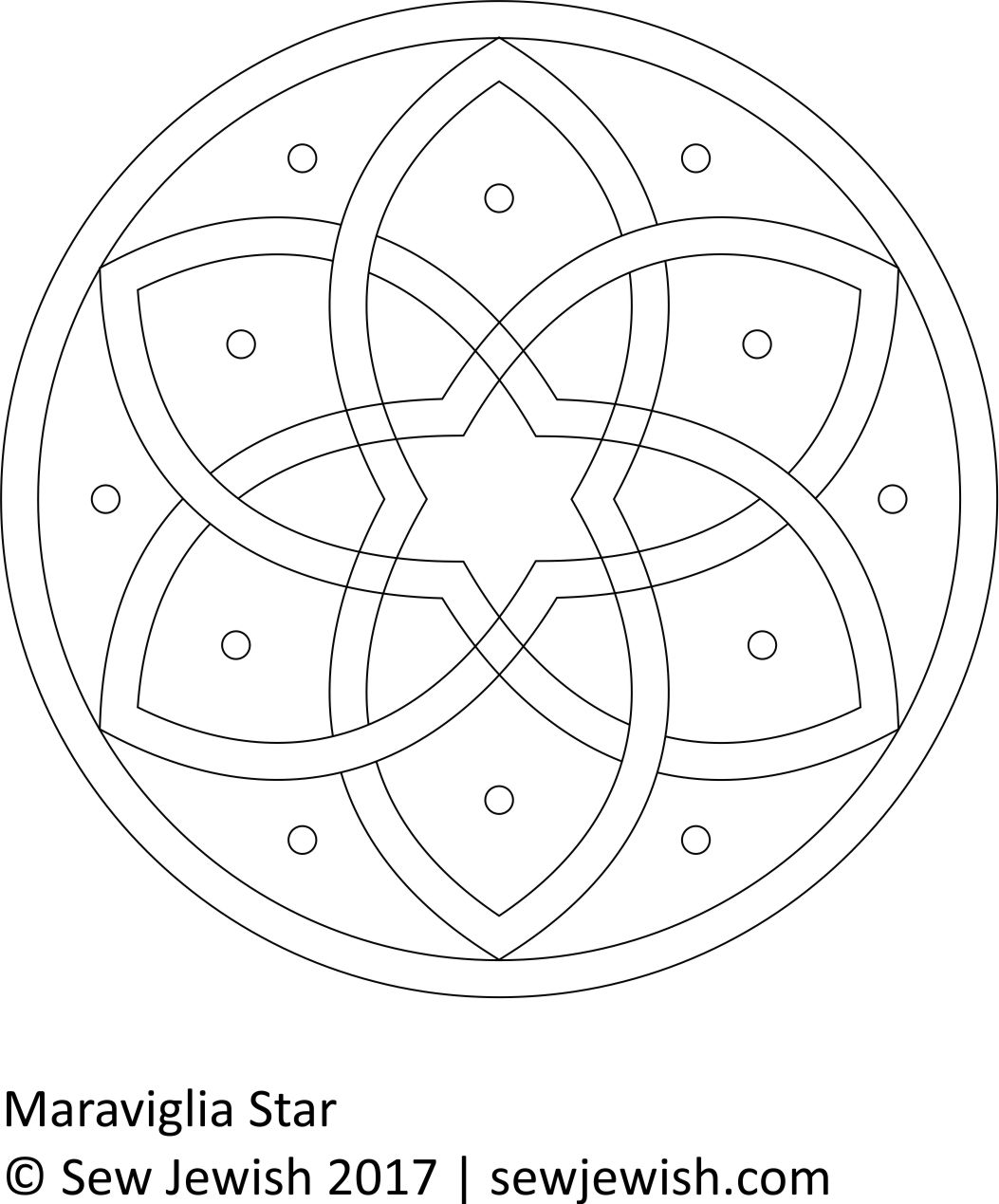 Introducing the Maraviglia Star – Free PDF Pattern | Sew Jewish