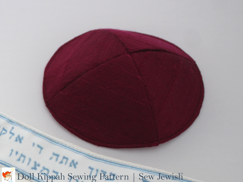 Doll Size Kippah – PDF Sewing Pattern | Sew Jewish