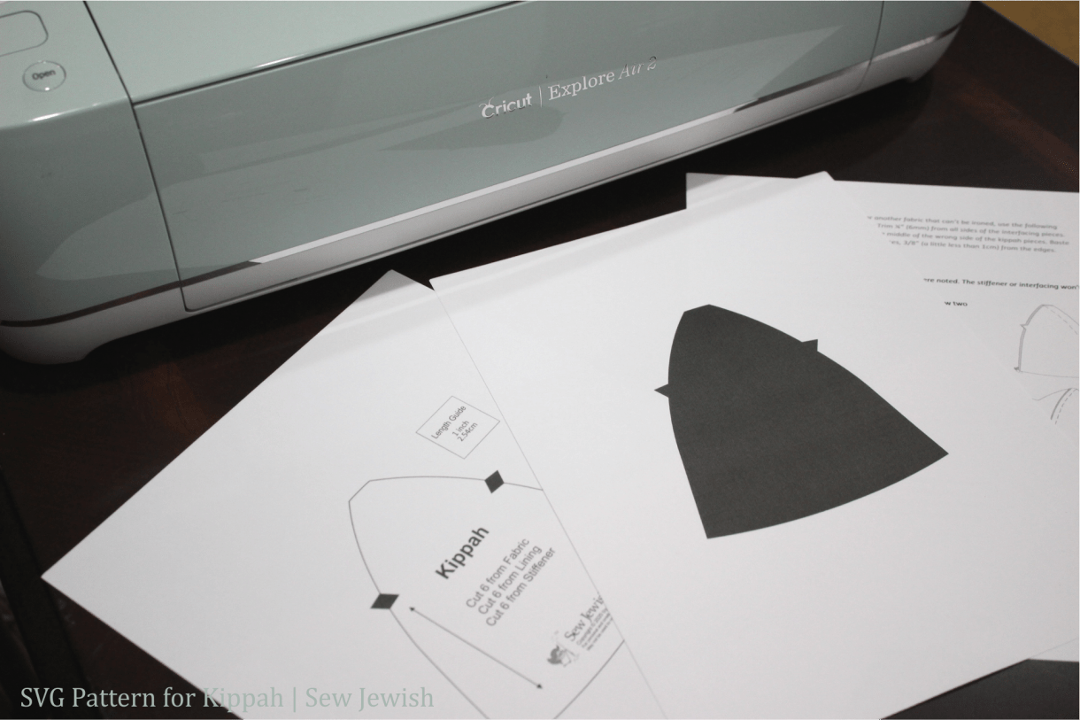 All New: SVG Pattern for Cricut to Make Kippah Making Even Easier | Sew ...