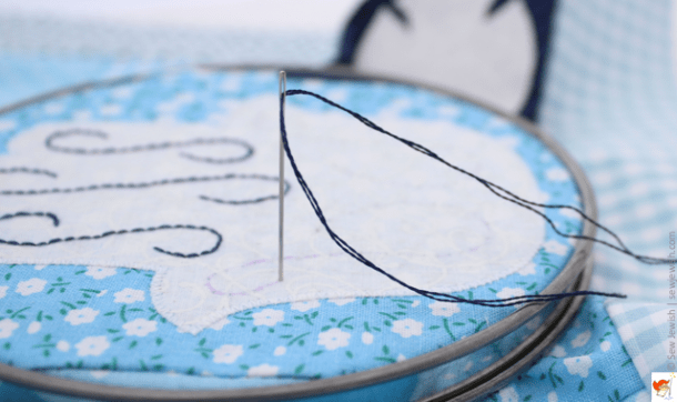 Easy Way to Start Embroidering with Two Strands of Thread | Sew Jewish