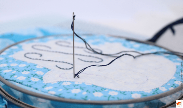 Easy Way to Start Embroidering with Two Strands of Thread | Sew Jewish