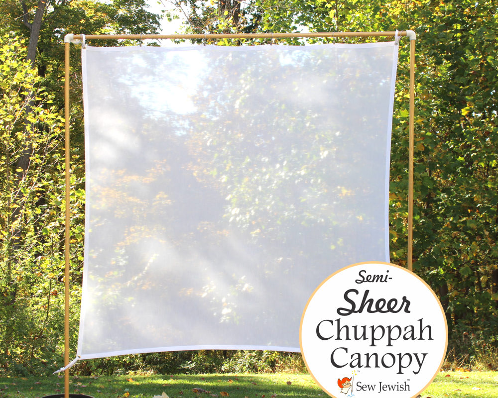 Semi-Sheer Chuppah Canopy | Sew Jewish