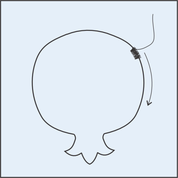 How to machine applique—start, end, corners, and curves | Sew Jewish