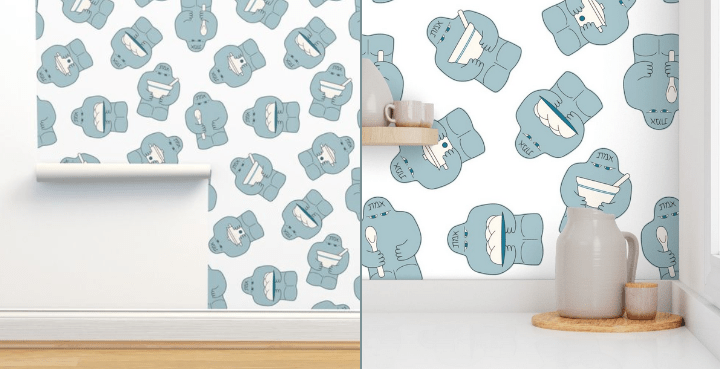 Introducing Golem Kitchen Helpers fabric | Sew Jewish